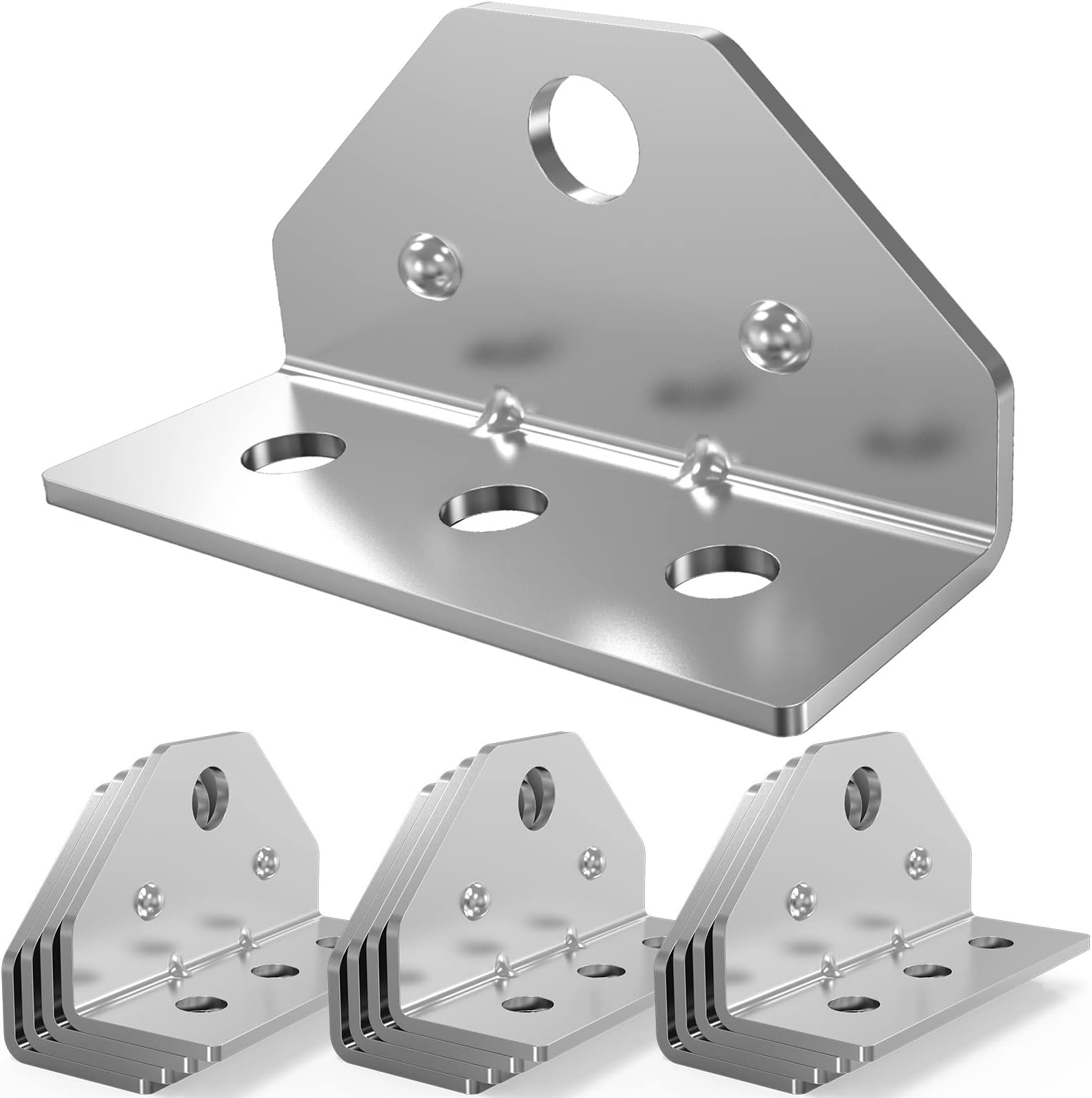 Amazon.com: Sturdy Built (8) 12" Galvanized Swivel Top Bunk Bracket Kit ...