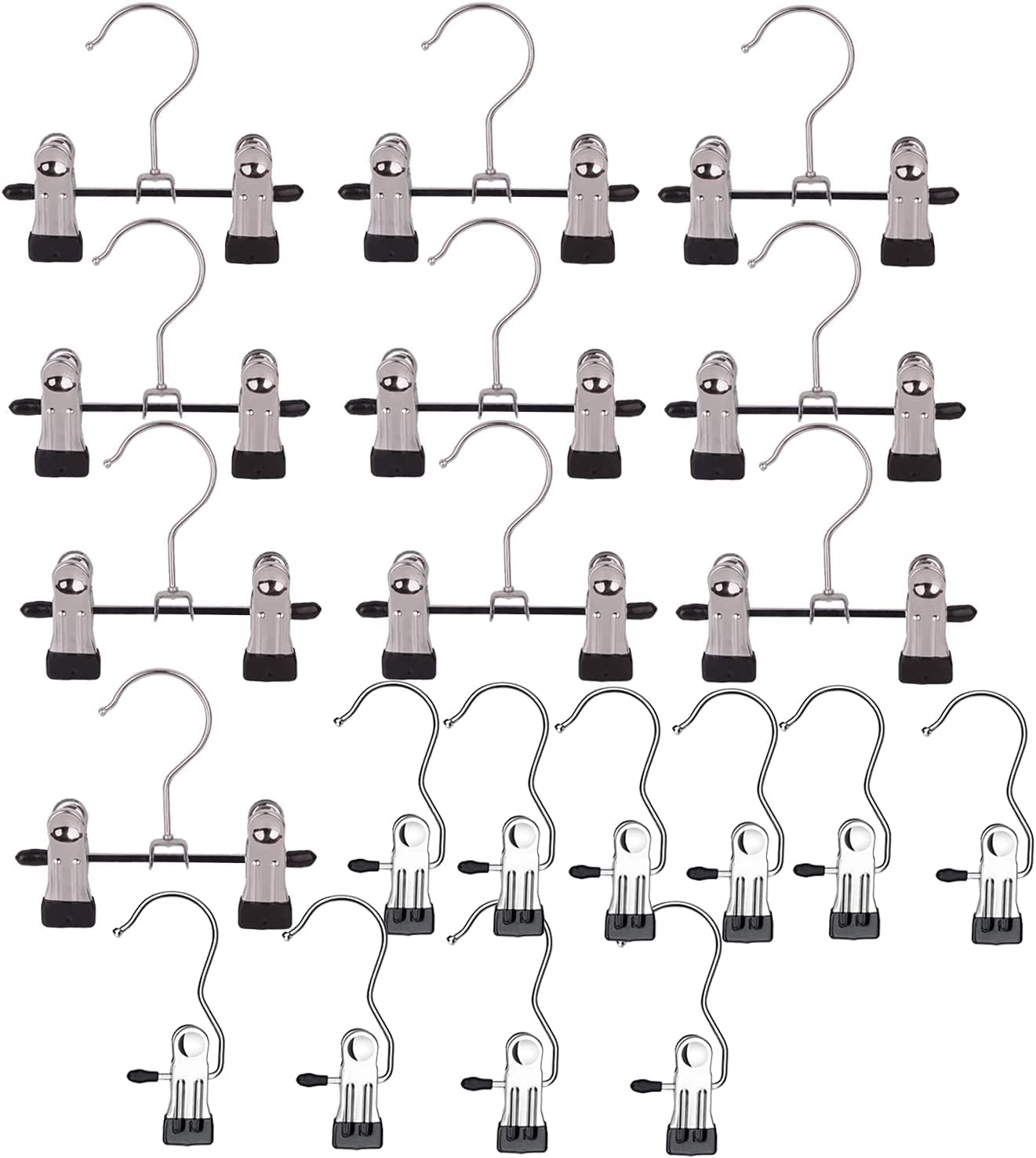 YCLOVE 20 Pack Laundry Hook Boot Clips Hanger Clips Hold Hanging ...