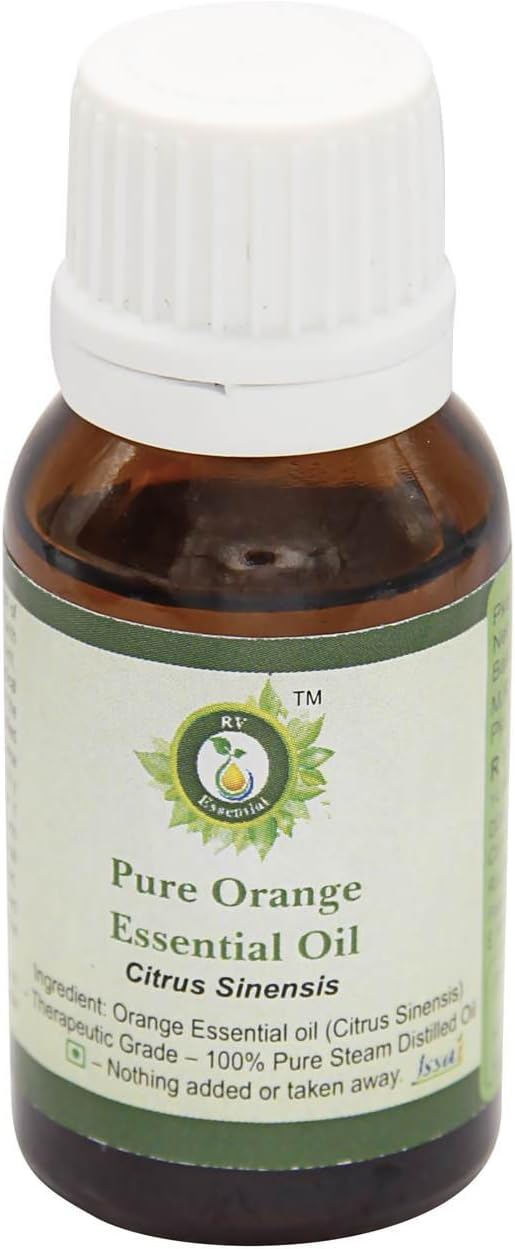 R V Essential Pura esencial de naranja 100ml de aceite (3.38 oz ...