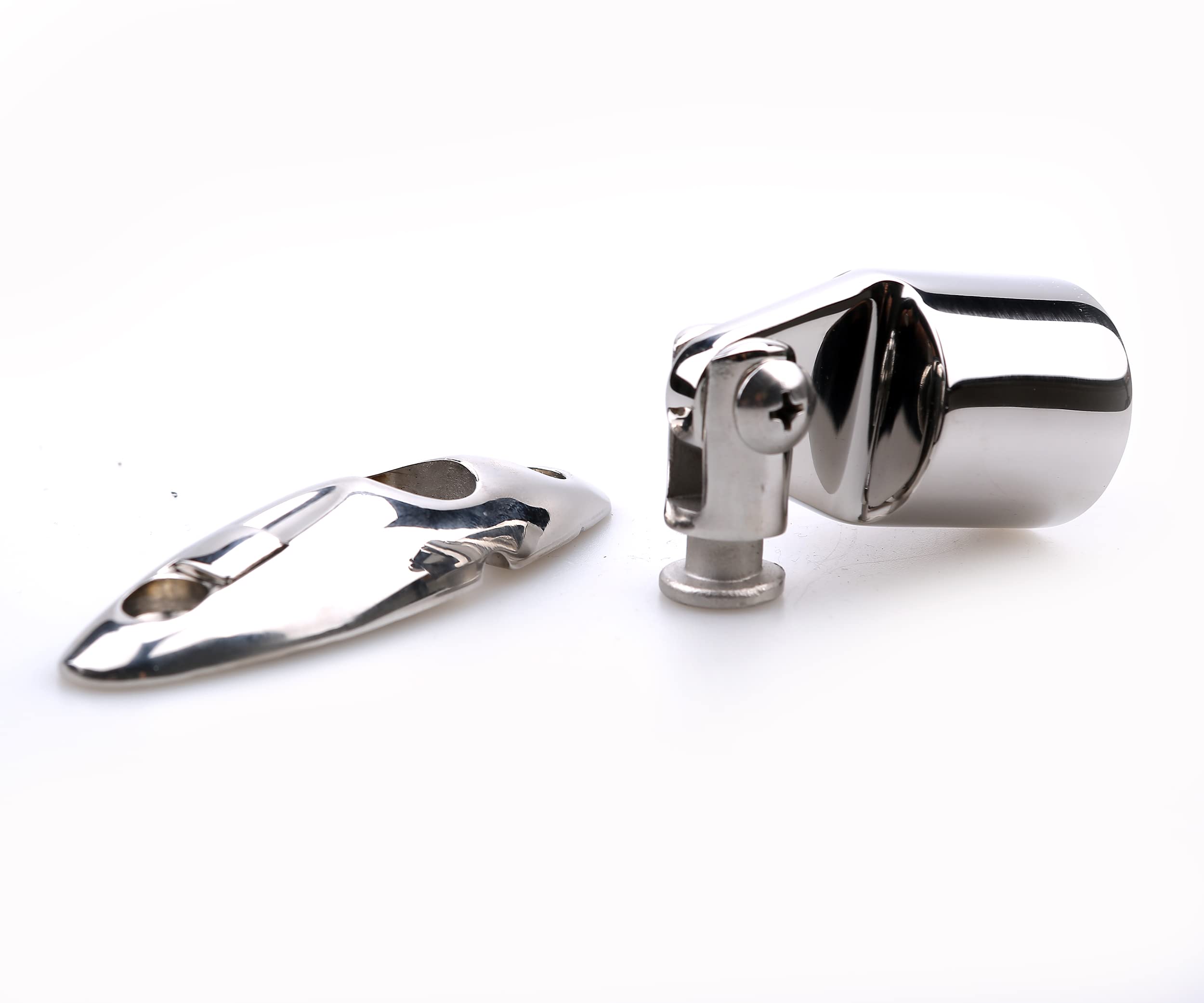 Snapklik.com : Quick Release Deck Hinge Bimini Swivel Mount Stainless ...
