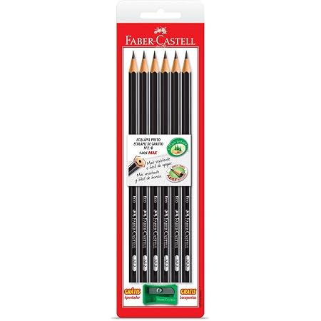 Lápis Grafite Nº 2B Triangular, Faber-Castell, EcoLápis Grip 2001B ...