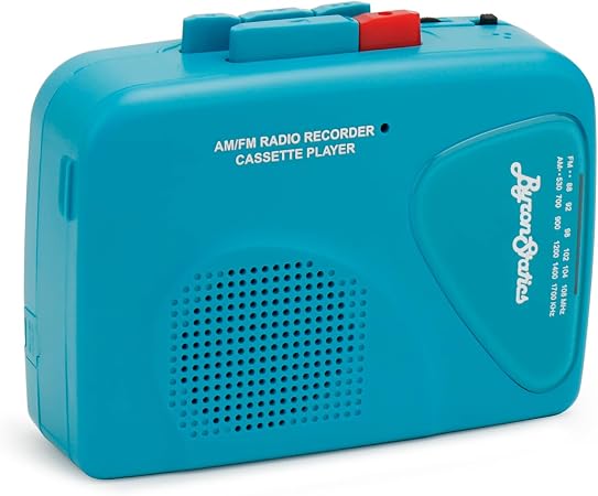 Amazon.com: ByronStatics Portable Cassette Players Recorders FM AM ...