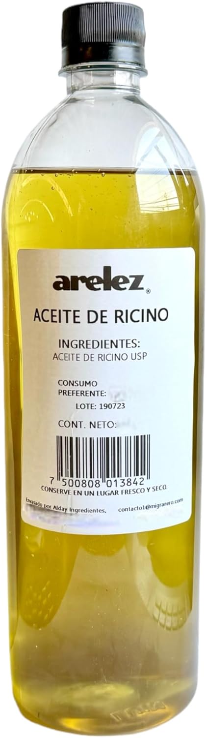 Aceite De Ricino Puro Usp 1 Litro Castor Oil : Amazon.com.mx: Belleza