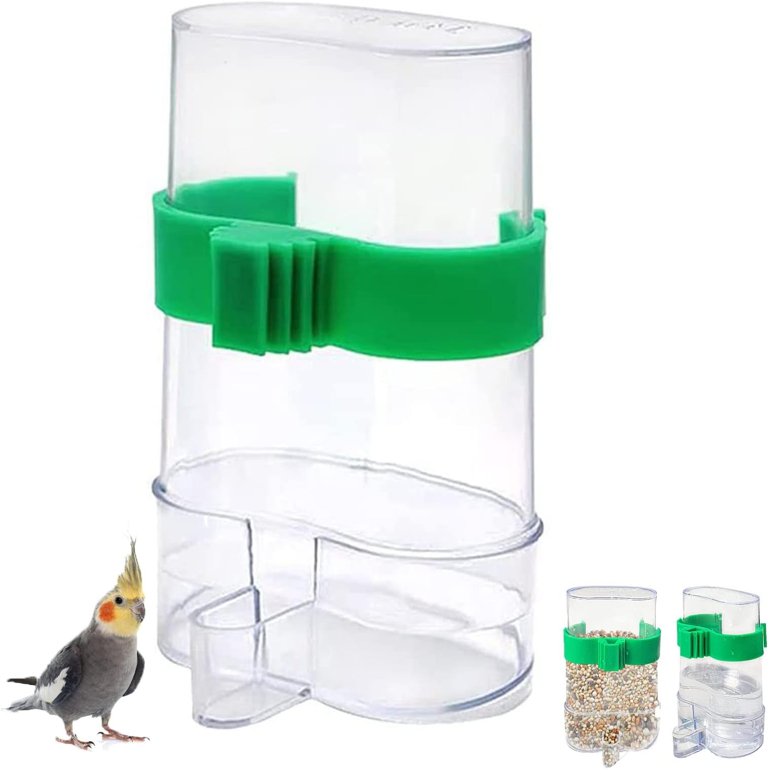 Amazon.com : Bird Water Dispenser,Automatic Bird Feeder and Water ...