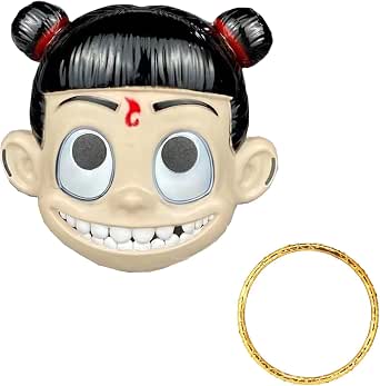 Amazon.com: Nezha Mask Halloween Anime Nezha2 Collar Mask Accessories