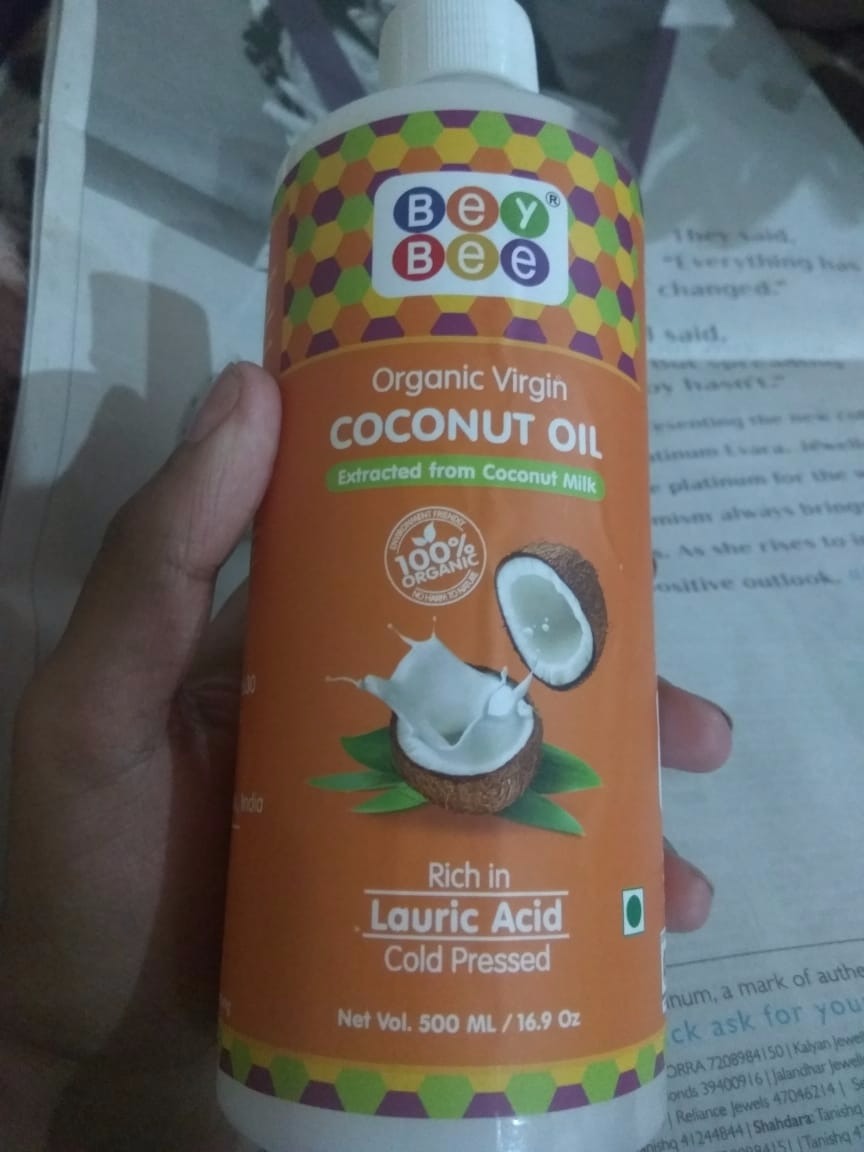 Bey Bee Edible Organic Extra Virgin Coconut Oil for Cooking, Hair ...