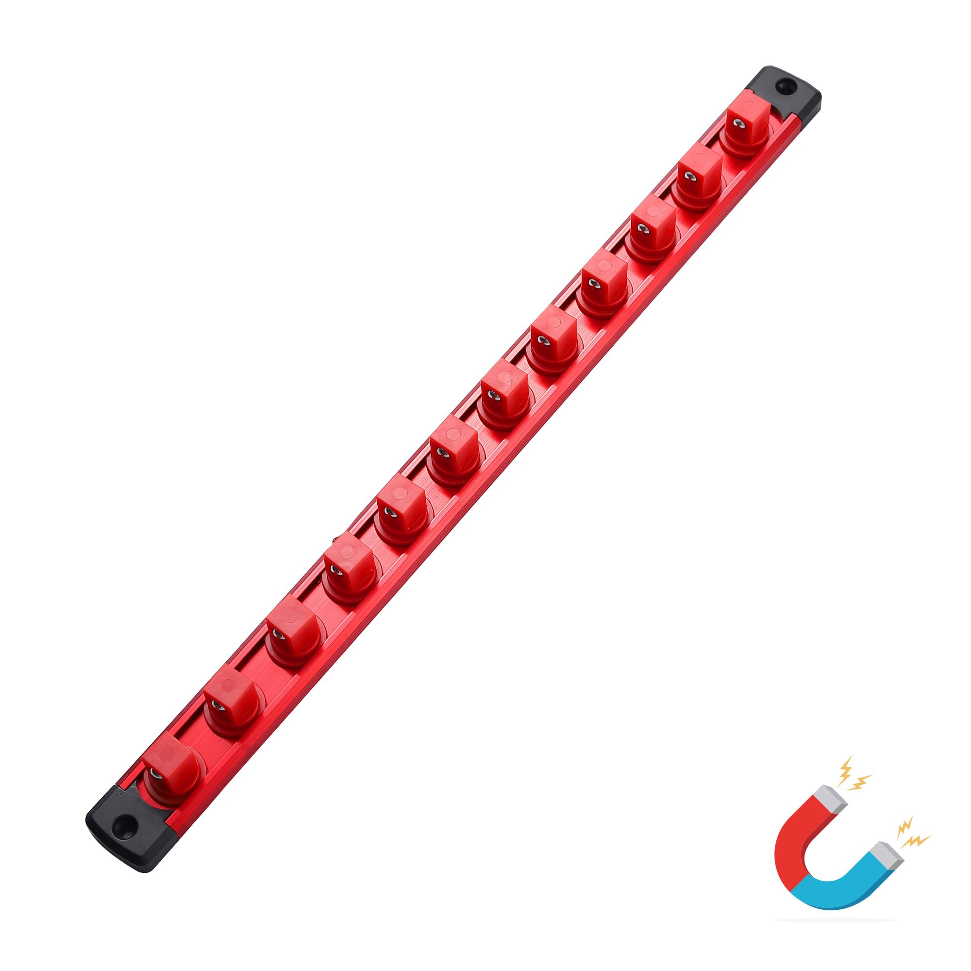 Snapklik.com : ALOANES Magnetic Socket Organizer, 1/2-Inch Drive ...