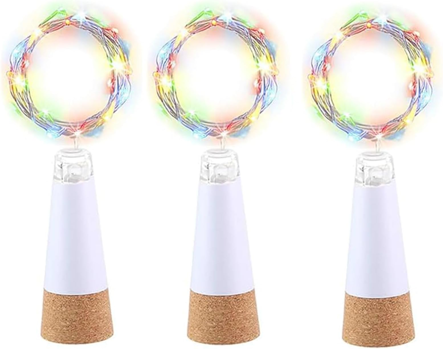 Amazon.com: leegoal LED Cork Bottle Lights, Waterproof Rechargeable USB ...