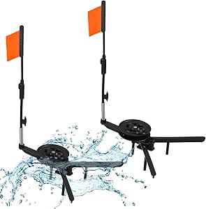 Amazon.com : Silipull 2 Pcs Ice Fishing Tip Ups Equipment Gear Ice ...