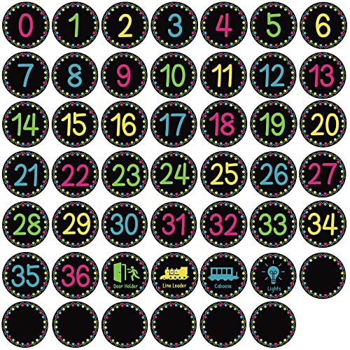 Snapklik.com : 48PCS Chalkboard Numbers Stickers Classroom Decorations ...
