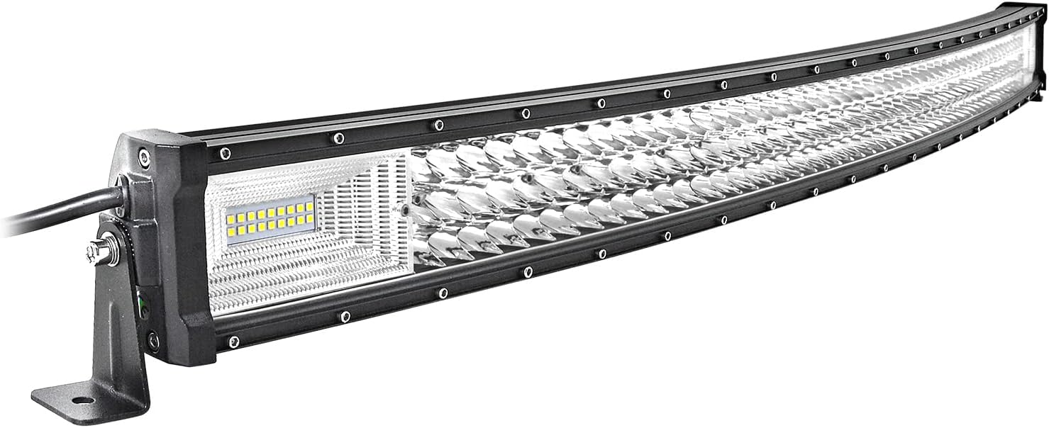 SKYWORLD Curved LED Light Bar 42 inch 540W Triple Row Offroad LED Bar ...