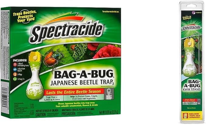 Amazon.com : Spectracide Bag-A-Bug Japanese Beetle Trap, Dual Lure ...
