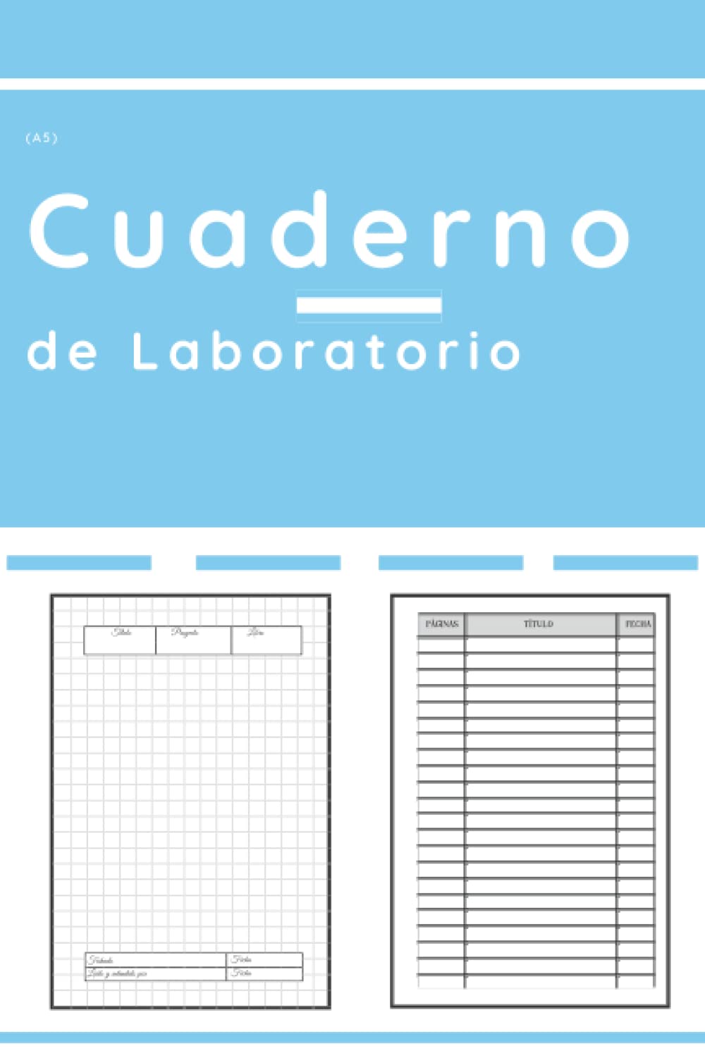 Cuaderno De Laboratorio A5 Student Lab Notebook With Table Content | Desertcart INDIA