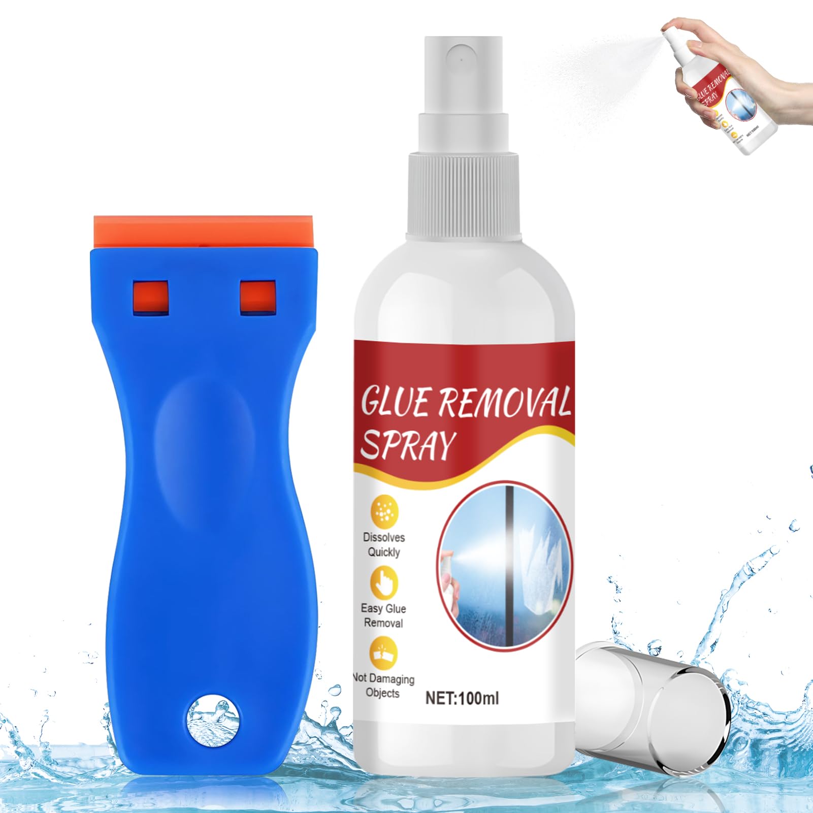 Adhesive Remover, Sticky Stuff Remover 100ml, Glue Remover & Sticky ...