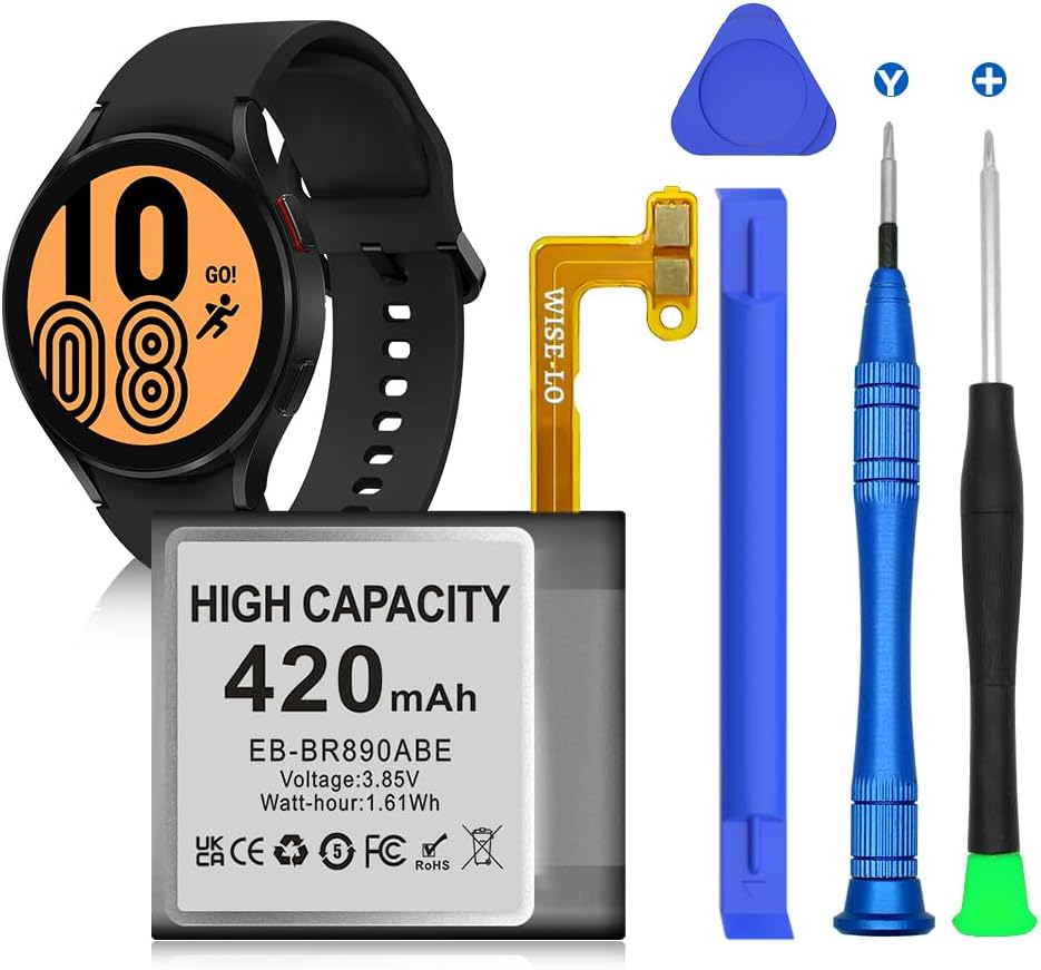 Amazon.com: Senpinkboo for Samsung Galaxy Watch 4 Battery Upgraded ...