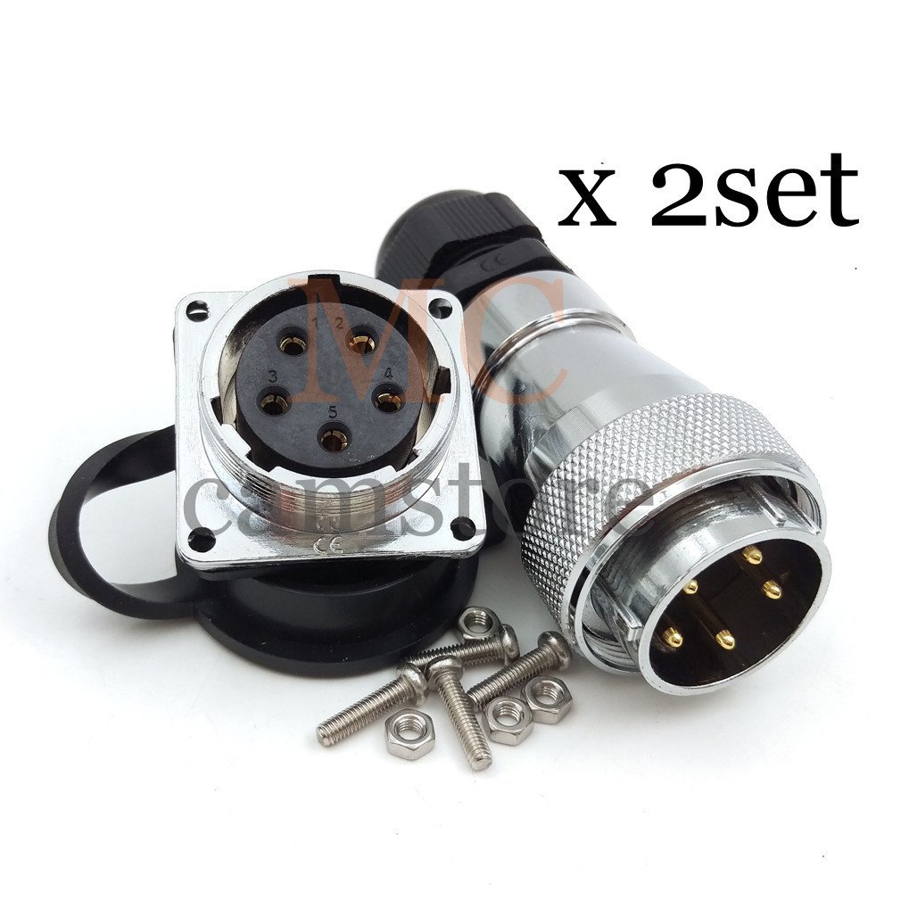 Buy WF28 5pin Heavy Industrial High Voltage Power Connector, Aviation ...