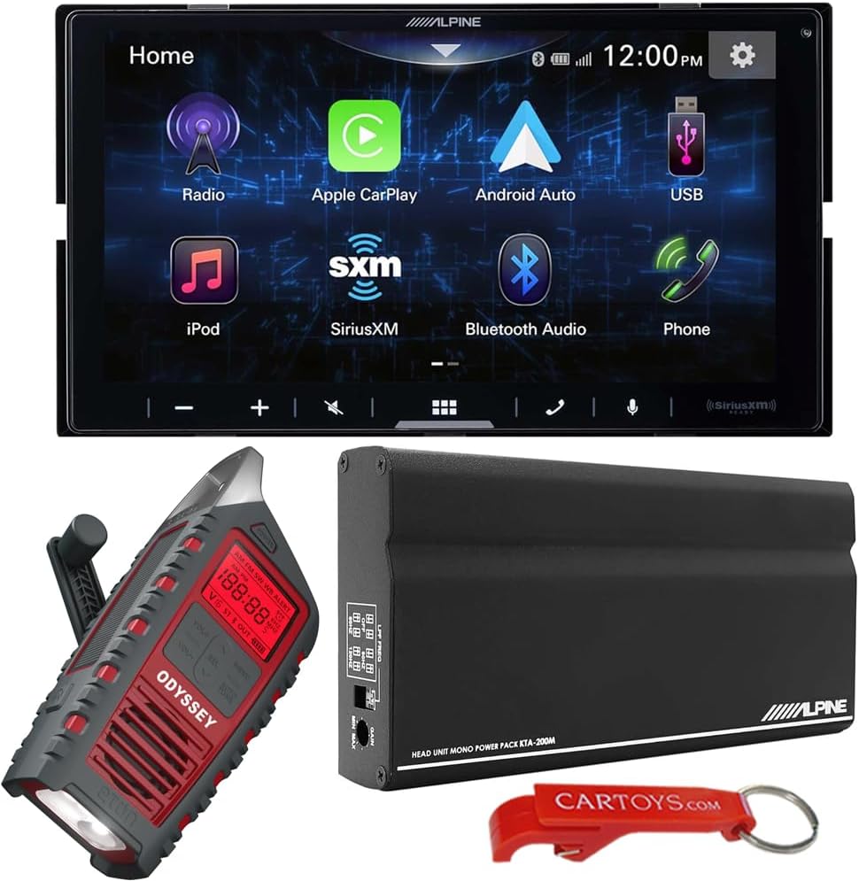 Amazon.com: Alpine iLX-W670 2-DIN Car Stereo, 7" Apple CarPlay ...