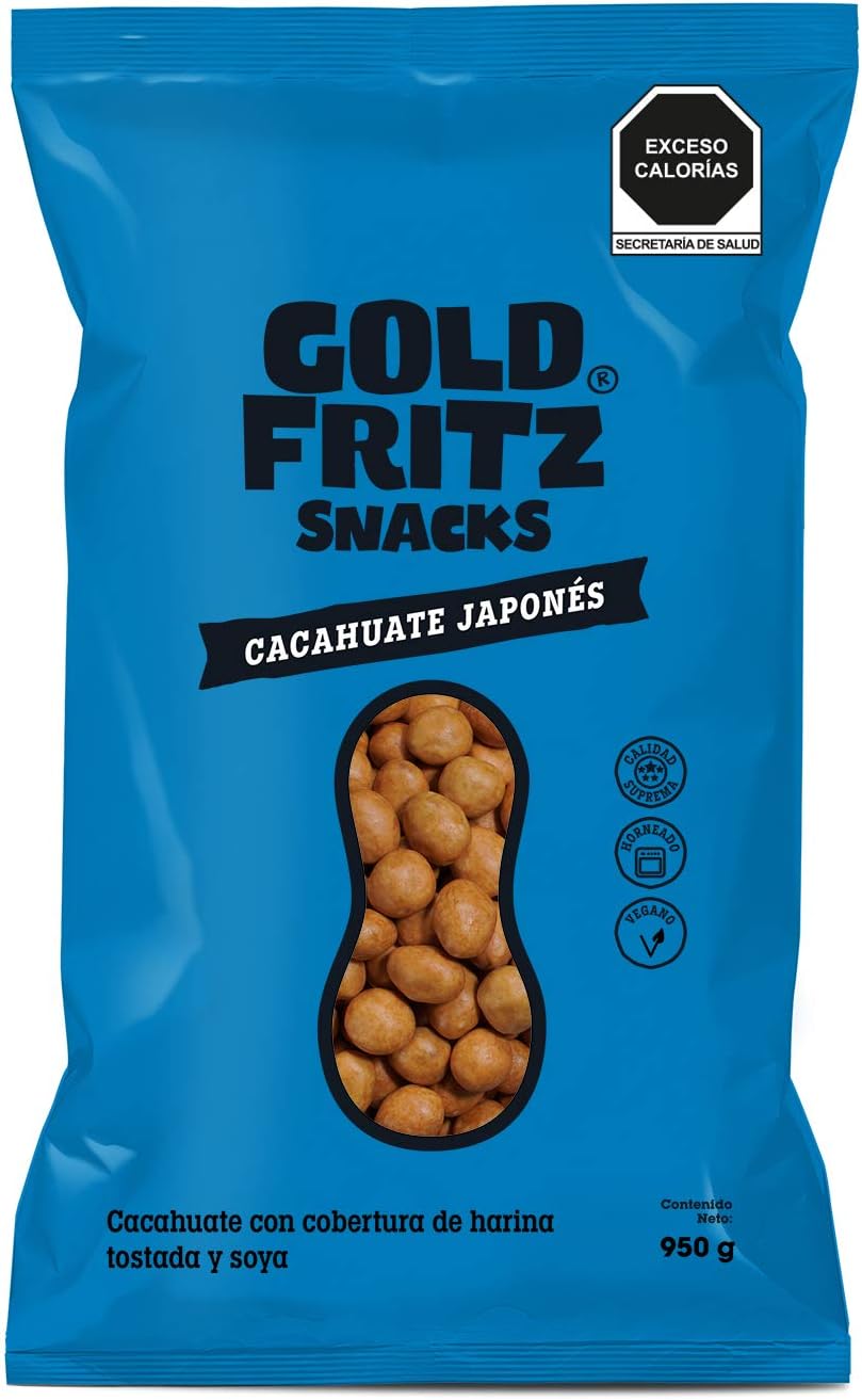 Gold Fritz Cacahuate HOLANDES - 950 g : Amazon.com.mx: Alimentos y Bebidas