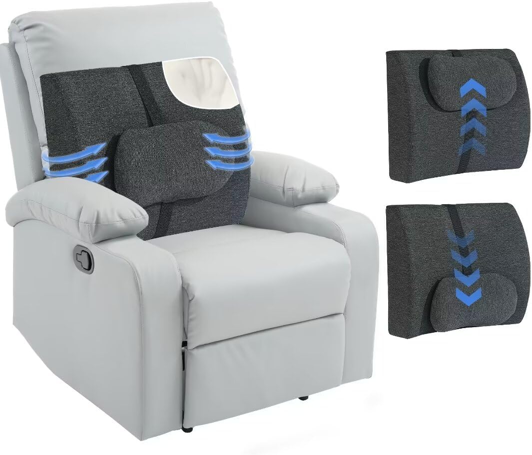 Amazon.com: HOMBYS Lumbar Support Pillow for Recliner Chair & Couch ...