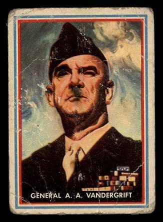 1953 Topps # 42 General A.A. Vandergrift (Card) POOR at Amazon's ...