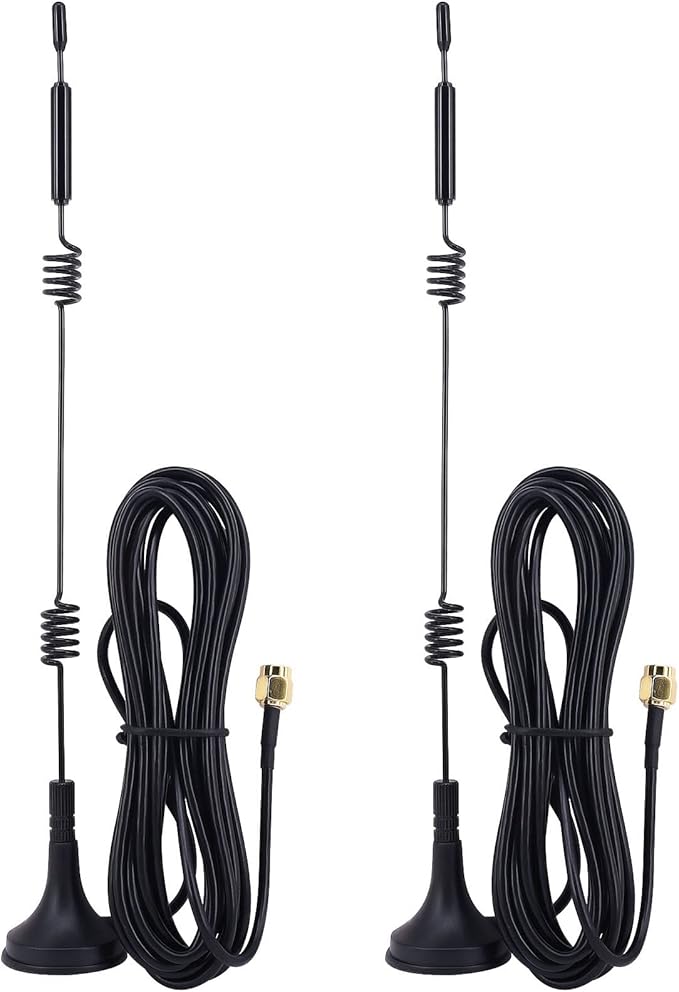 Amazon.com: Dual Band WiFi Antenna 2.4GHz 5GHz 5.8GHz 9dBi Magnetic ...