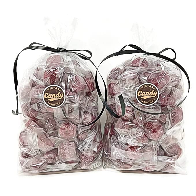 Amazon.com : Red Raspberries Filled Hard Candy Individually Wrapped ...