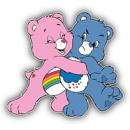 Amazon.com: Care Bears Grumpy Bear Vynil Car Sticker Decal - Select ...