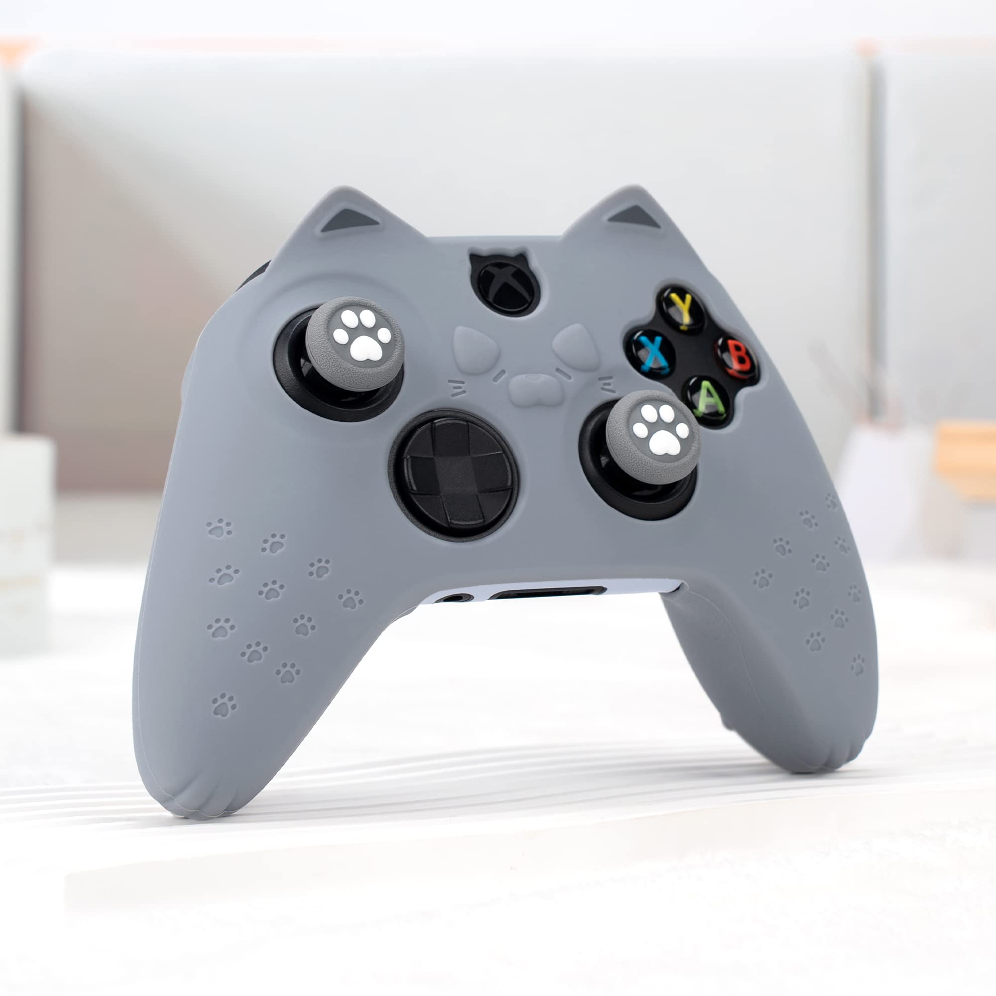 Snapklik.com : GeekShare Cat Paw Controller Skin Grips Set Anti-Slip ...