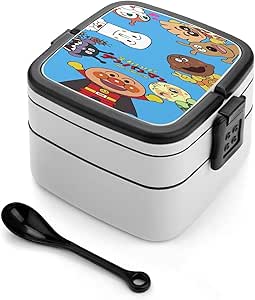 Amazon.co.jp: FOR Anpanman Bento Box, 2-Tier, Bento Box, Bento Bag ...