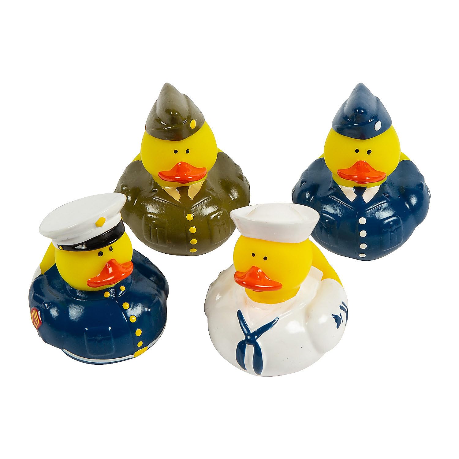 Amazon.com: Fun Express Uniform Armed Forces Military Rubber Duckies ...