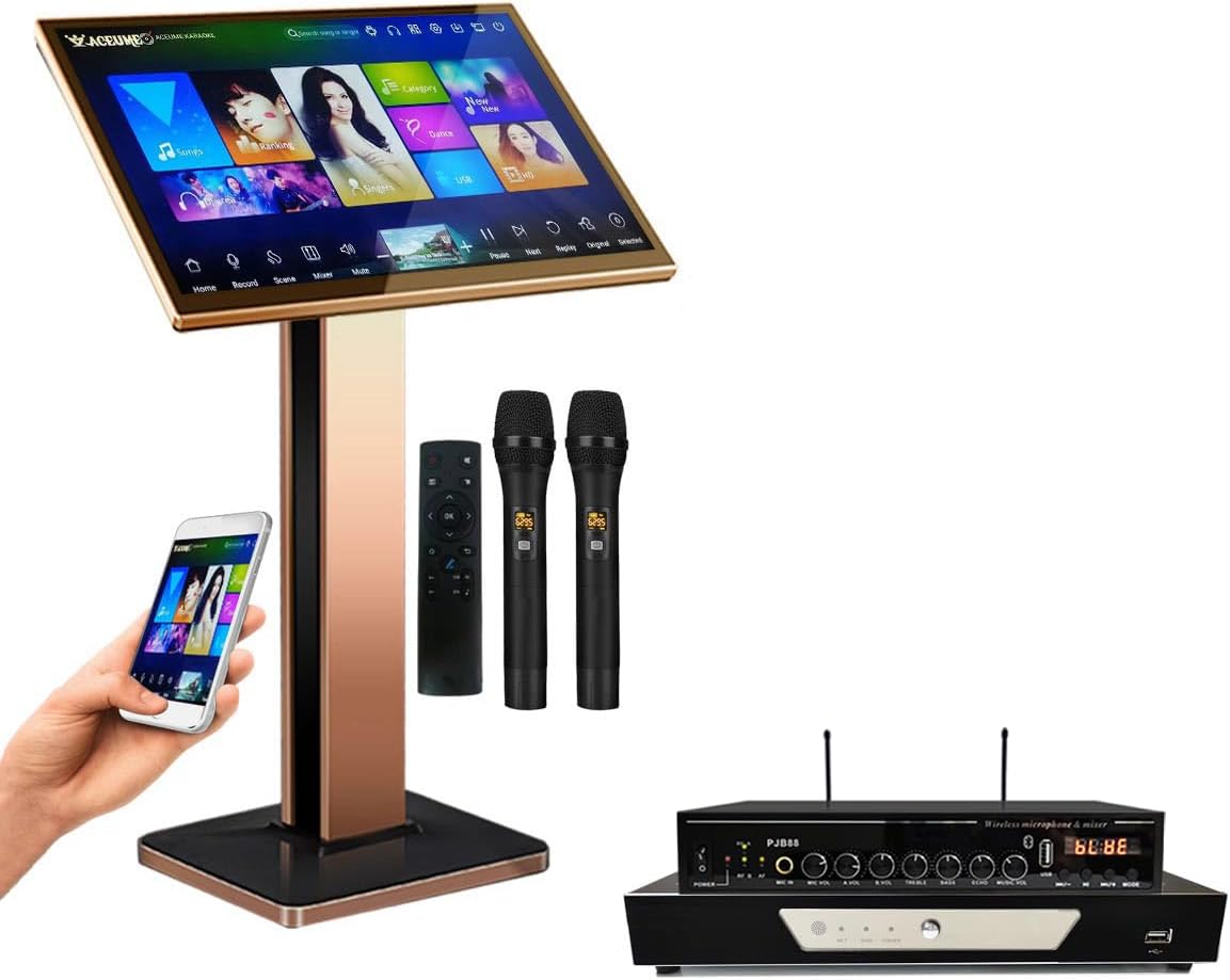 Amazon.com: TSRVM56-Touch Screen Karaoke Player, 6TB HDD,150K Mandarin ...