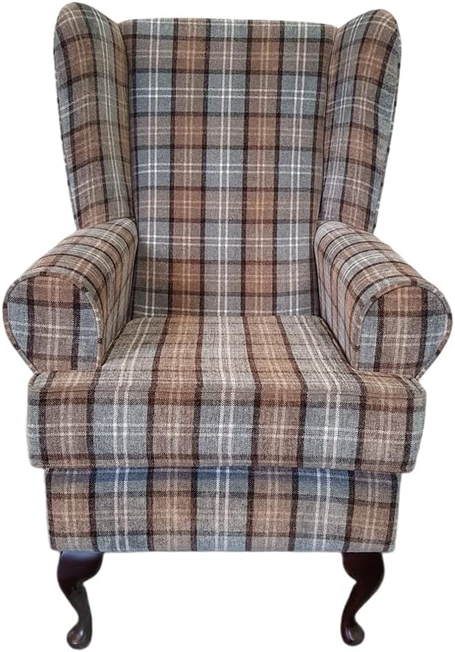 EURODIVANI Extra wide orthopaedic high seat chair in brown colour 21 ...