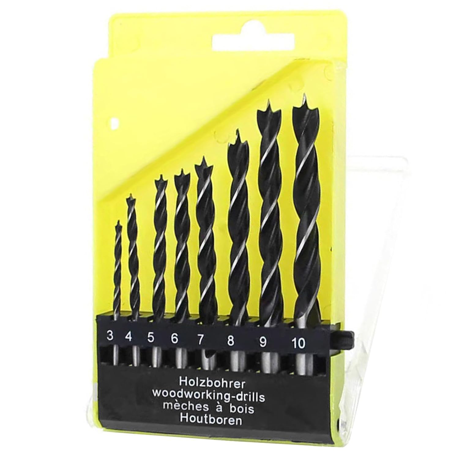 COLYUPO Brad Point Drill Bit Set 8Pcs 3-10mm Wood Twist Drill Bits ...