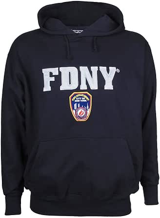 Amazon.com: FDNY Full Chest Navy Hooded Sweatshirt : Clothing, Shoes ...