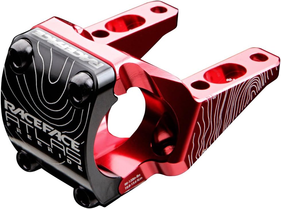 Amazon.com : Race Face Atlas FR Direct Mount Bike Stem (Red, 31.8mm, 50 ...