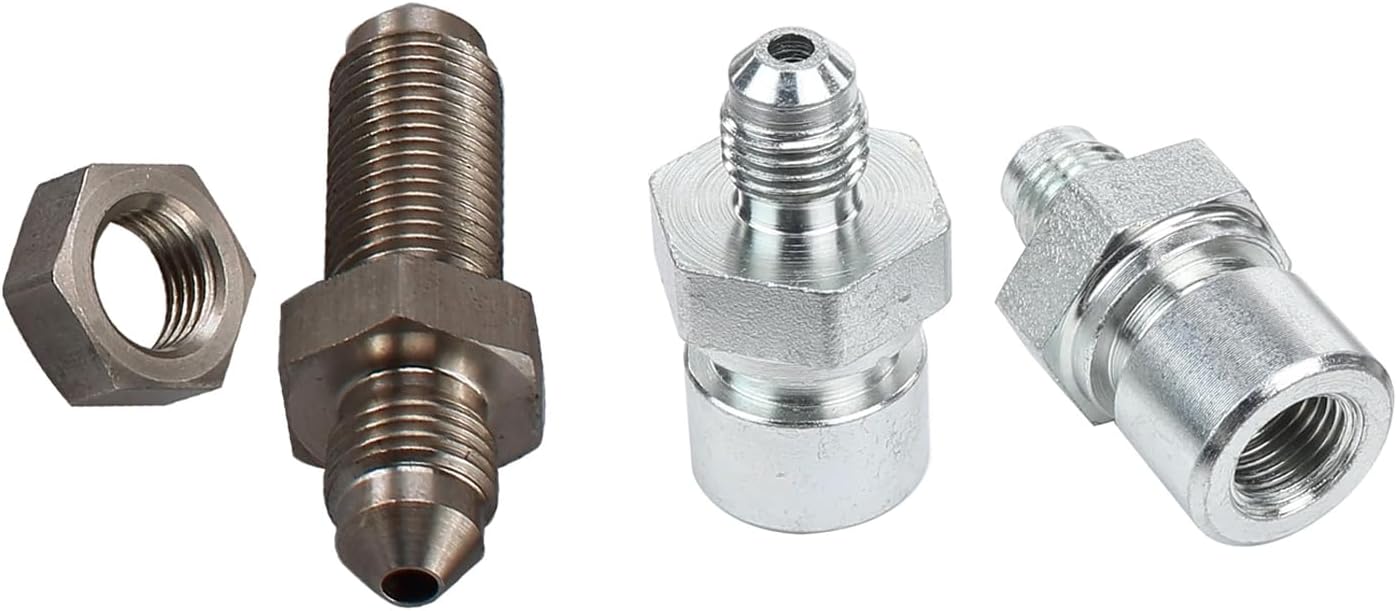 Amazon.com: AC PERFORMANCE Stainless Steel -3 AN Male Flare Bulkhead ...