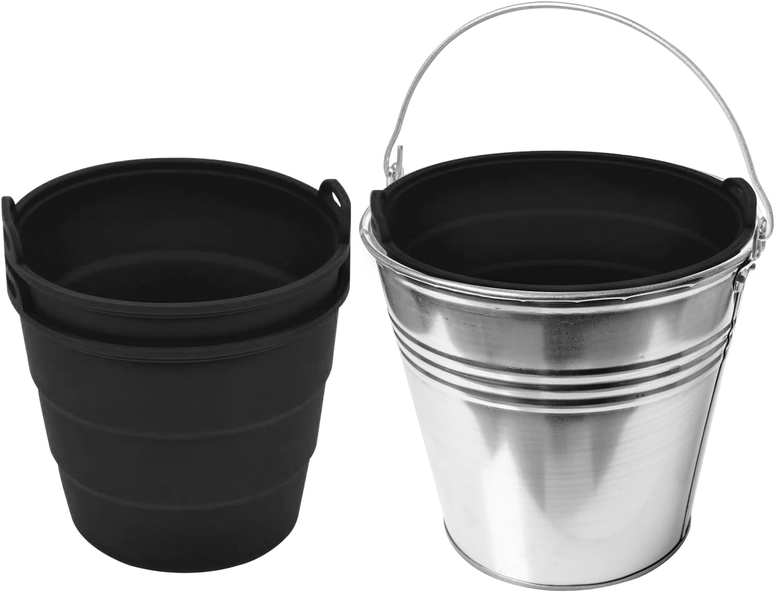 Amazon.com : IMPRESA [2 Pack] Reusable Silicone Bucket Liner for ...