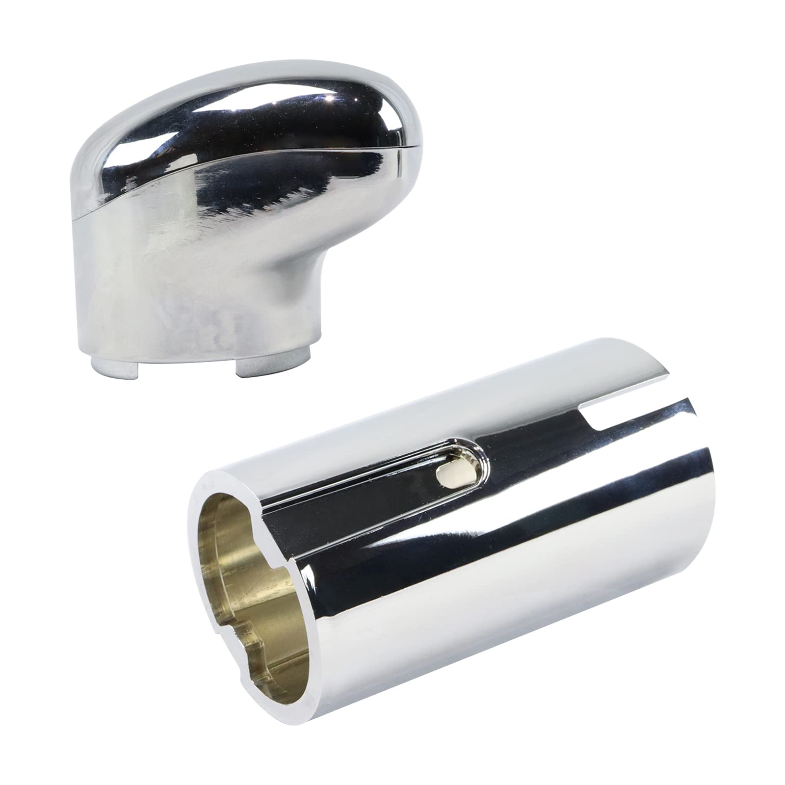 Snapklik.com : Chrome Shift Cover & Knob For 13/18 Eaton Fuller ...