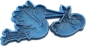 Amazon.com: Cuticuter Special Occasions Stork Cookie Cutter, Blue, 8 x ...