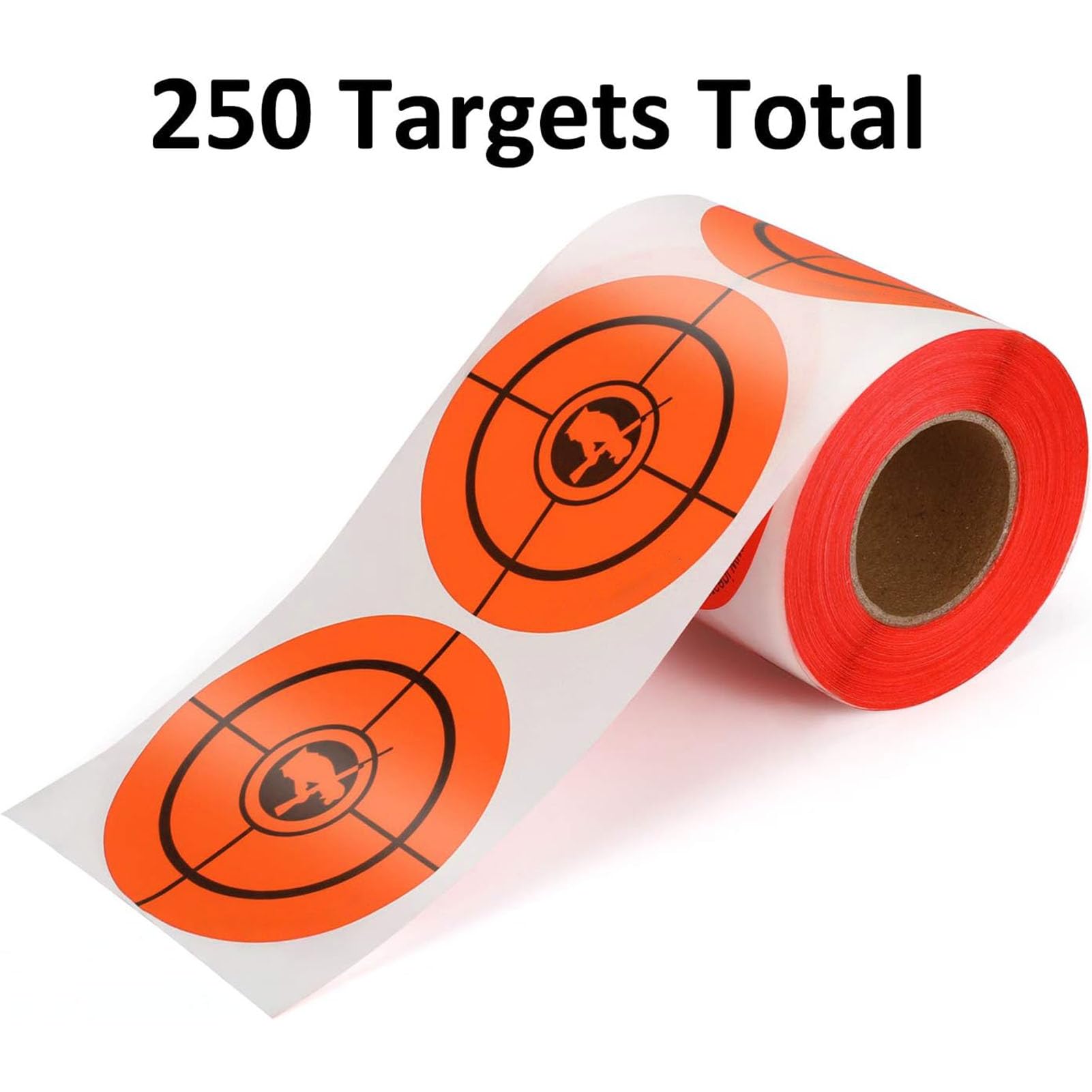 Snapklik.com : 3" Shooting Target Stickers 250PCS/Roll Bright Orange ...