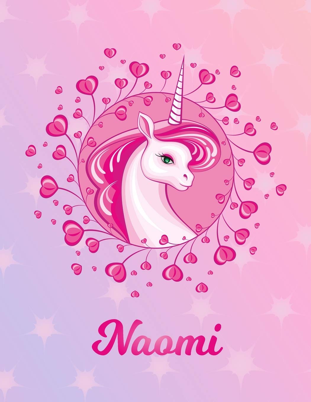 Buy Naomi: Unicorn Sheet Music Note Manuscript Paper | Magical Horse ...