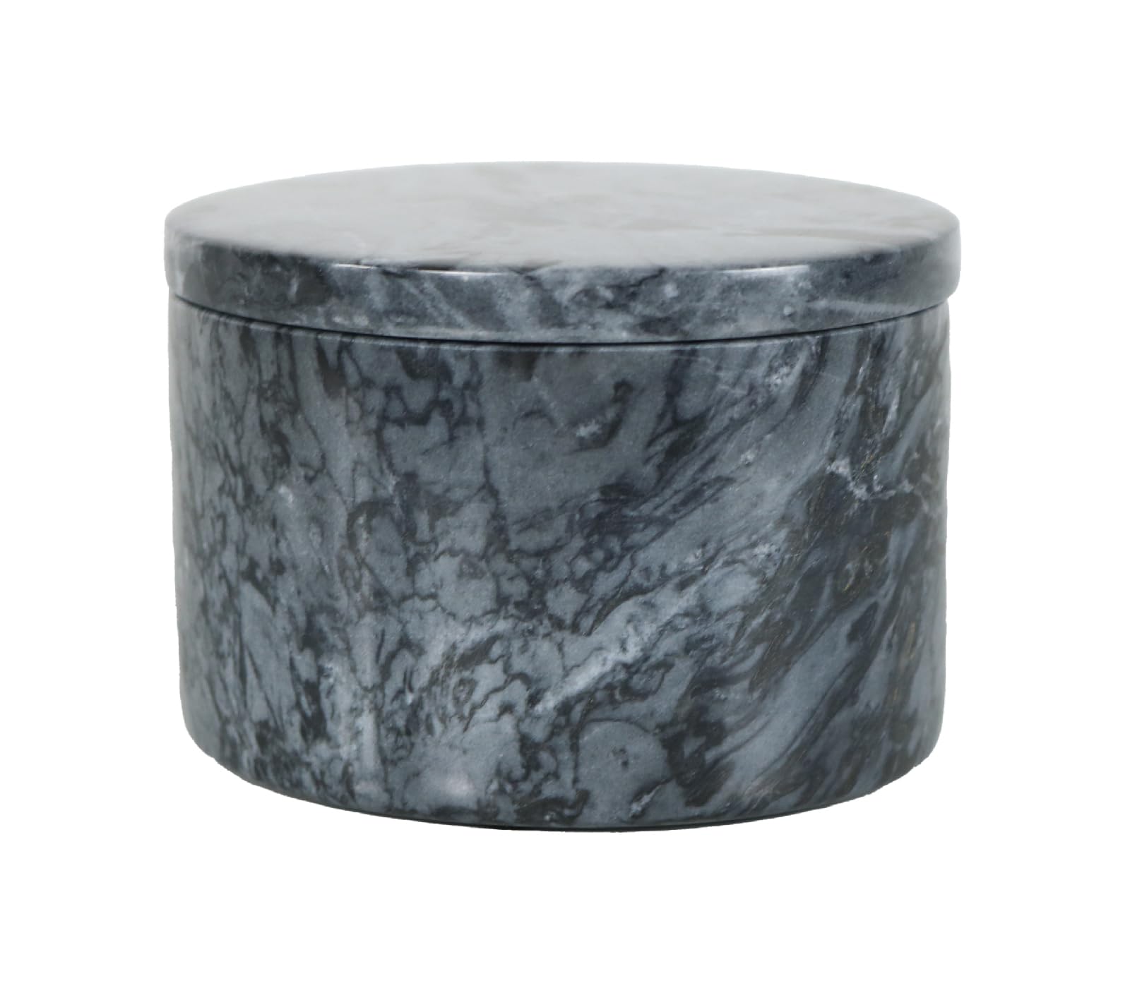 Amazon.com: Marble Salt Cellar with Lid and Wooden Spoon, 4 ...