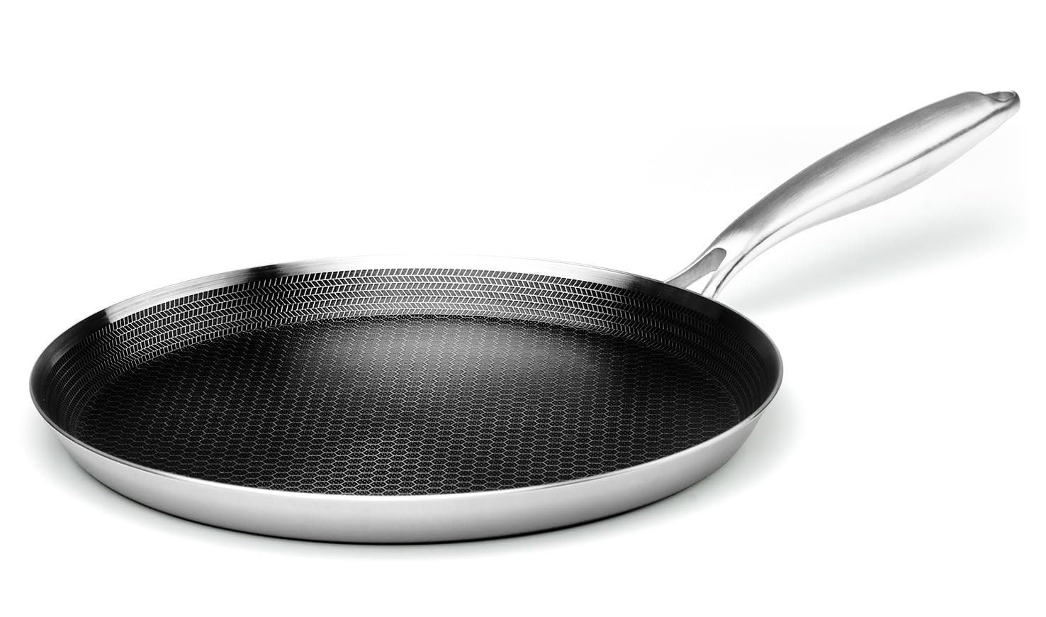 Amazon.com: Innerwell Stainless Steel Crepe Pan - 12 Inch Nonstick ...
