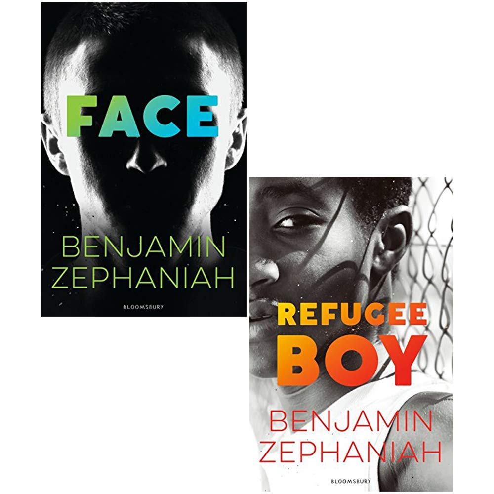 Face And Refugee Boy By Benjamin Zephaniah 2 Books Collection Set