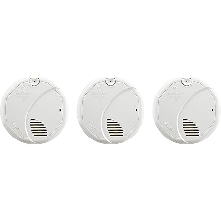 First Alert BRK 7010B Hardwired Smoke Detector with Photoelectric ...