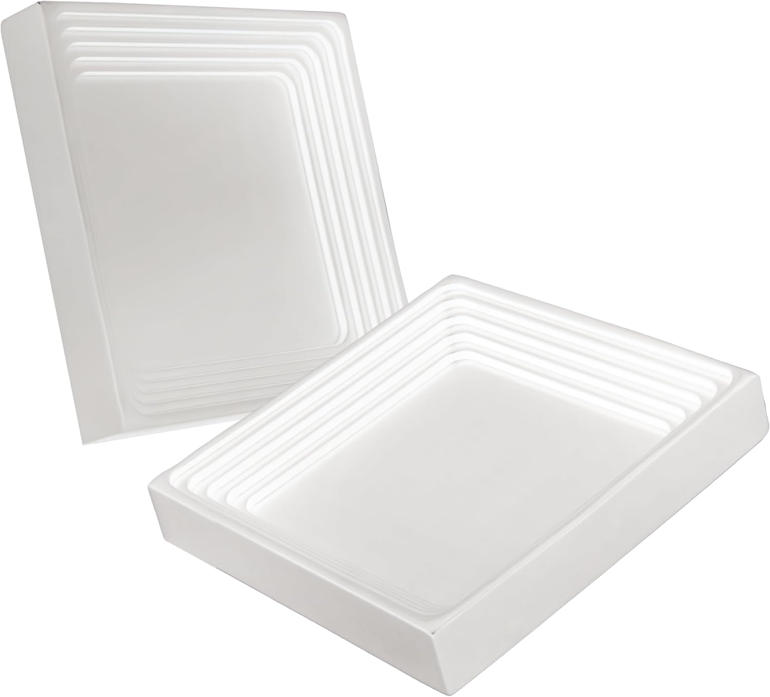 Amazon.com: KOLURAFUL Set of 2 Pcs Wooden Mountain Trays - Multi ...