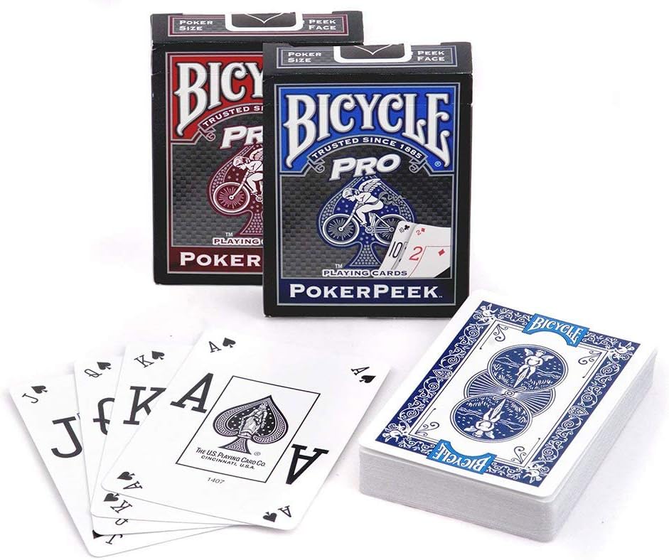 Amazon.com: Bicycle Pro Playing Cards - Single Deck [Colors May Vary ...