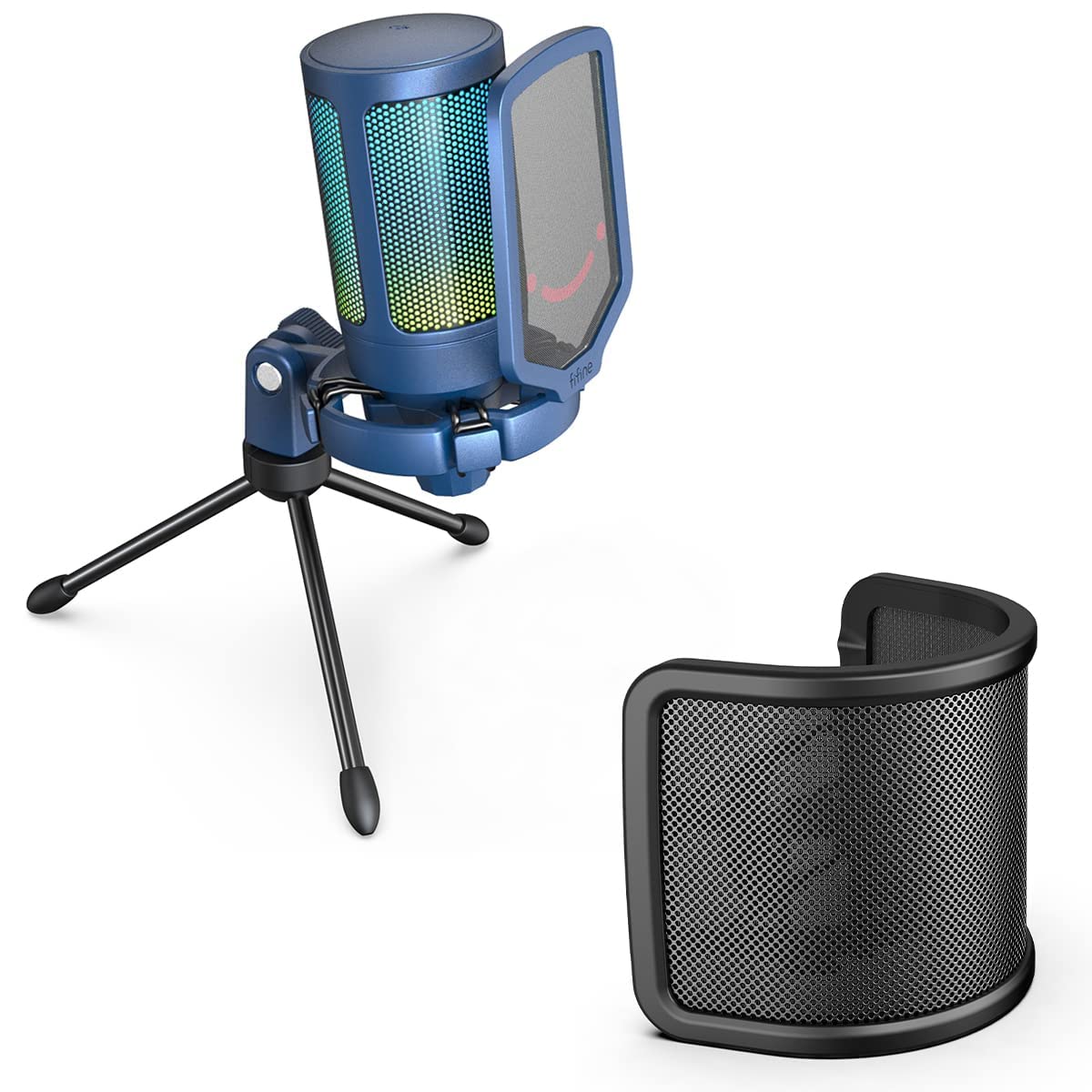 Amazon.com: FIFINE Gaming Streaming USB PC Microphone with Pop Filter ...