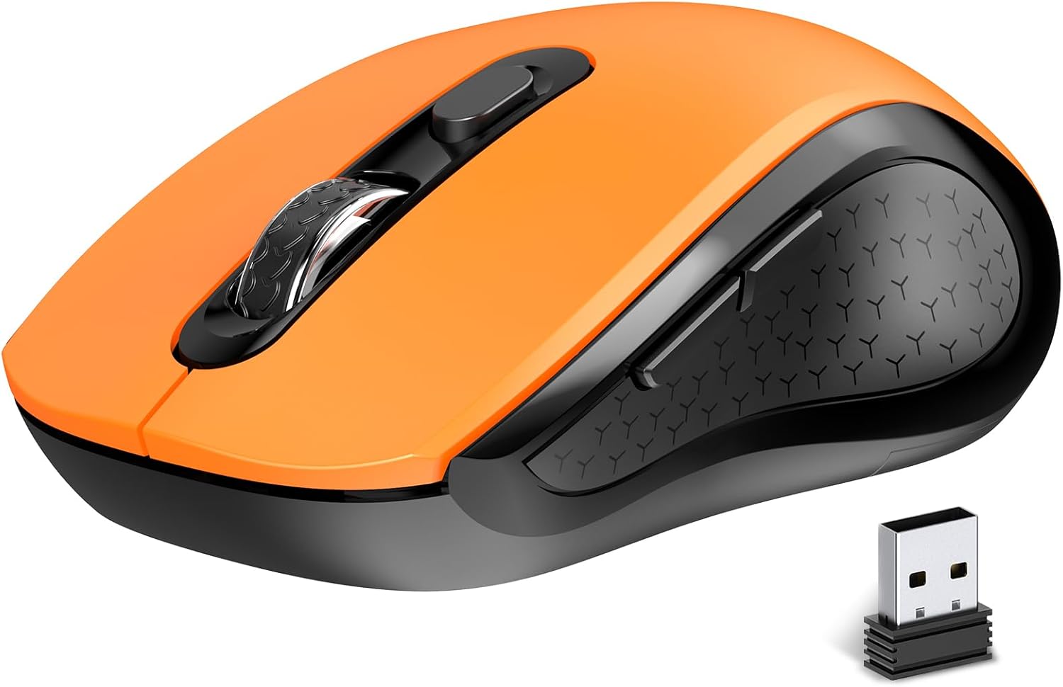 Amazon.com: Wireless Mouse Ergonomic, Side Buttons Mouse, 2400 DPI ...