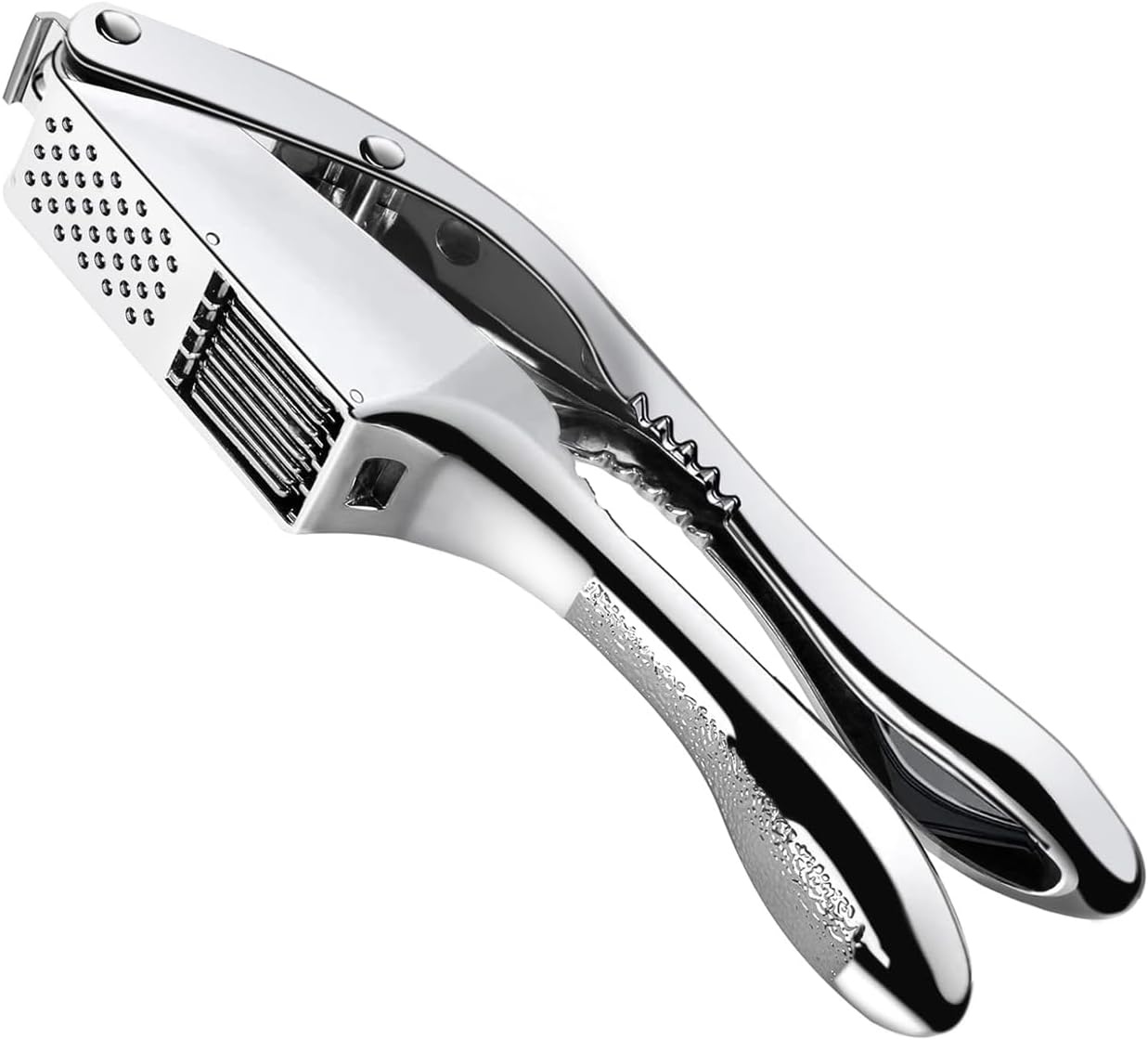 Amazon.com: Garlic Press 2 in 1 Garlic Press Stainless Steel, Non-Slip ...